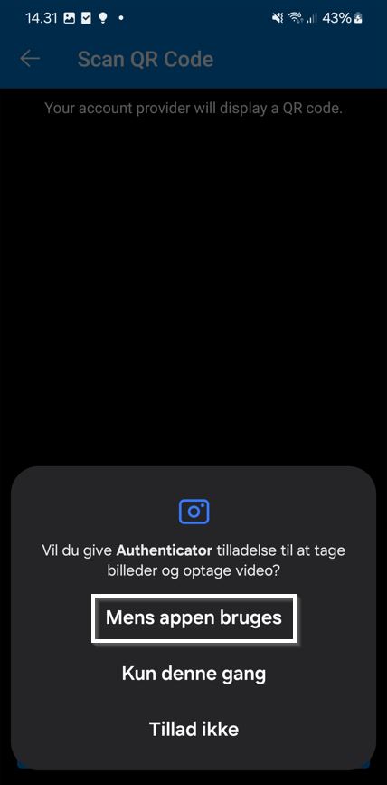 Multifactor Authentication DK Eksterne – KMC Amba (Dansk)